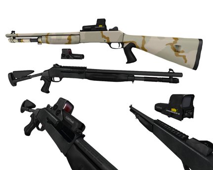 Second Life Marketplace - D1&MTG M4 / M1014 semi-automatic shotgun + VICE, BNWCS , CCS Enhanced ...